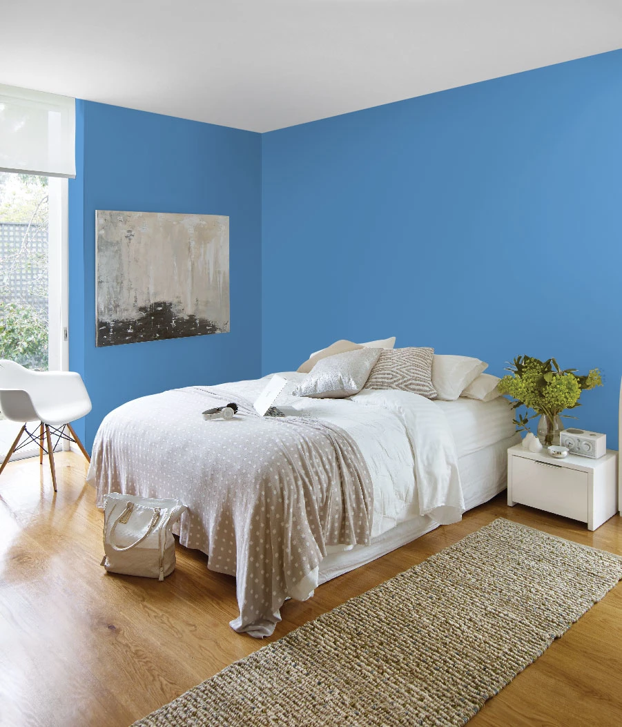 British Paints Hot Pop Blue | Blue Colour Chart & Palette