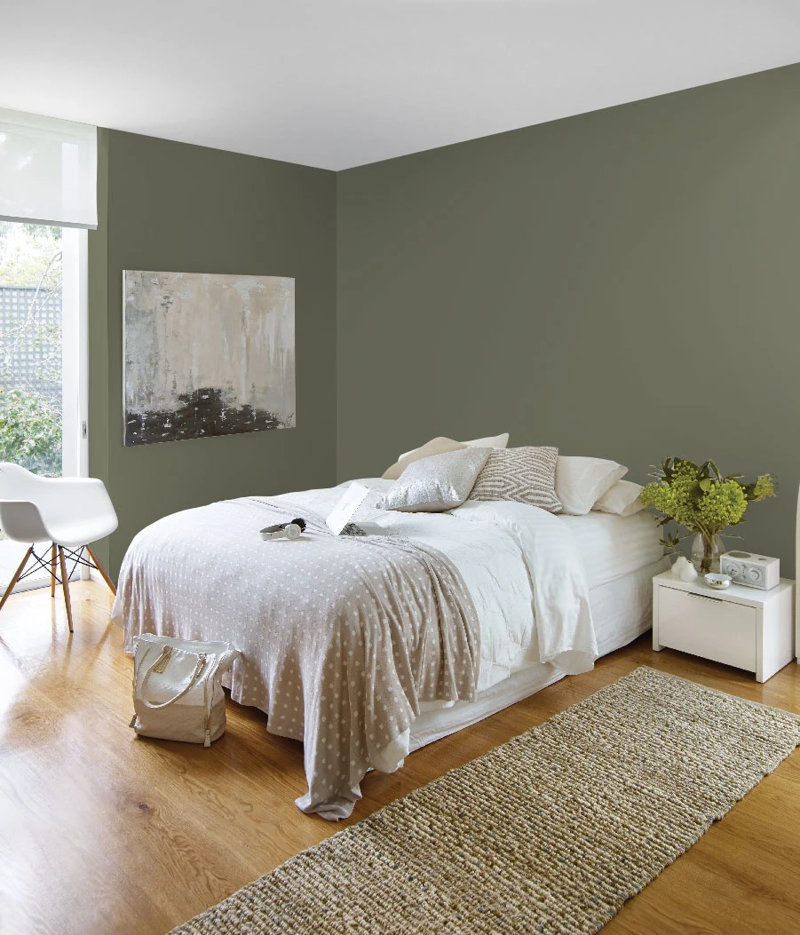 British Paints Preserved Rainforest | Green Colour Chart & Palette